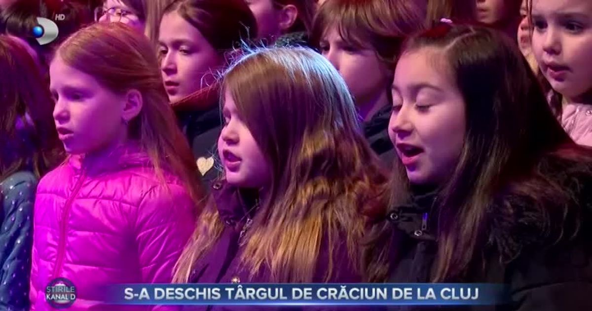 VIDEO- Târgul de Crăciun de la Cluj s-a deschis. Tematica este "Planeta ...