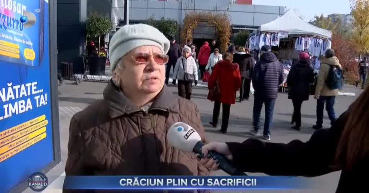 VIDEO- Crăciun plin cu sacrificii. Pensionarii se împrumută sau așteptă ...