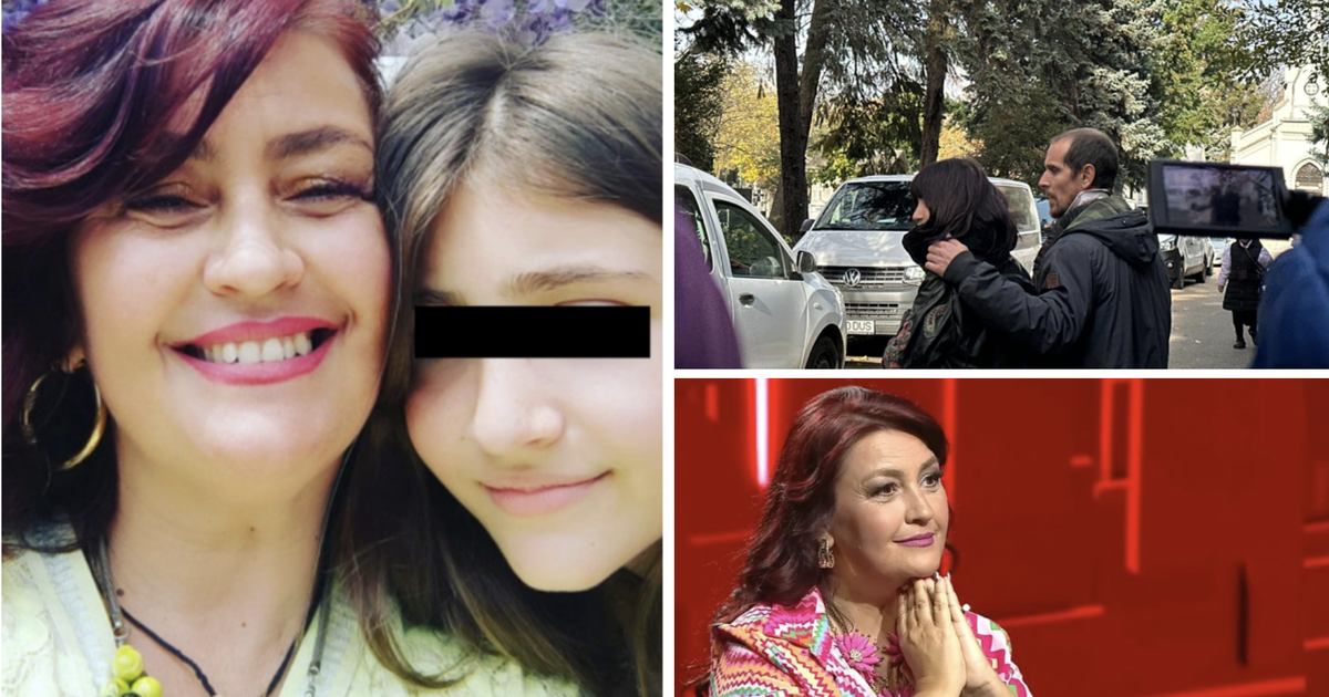 Fiica Ronei Hartner, răpusă de durere la căpătâiul mamei. Rita a fost susținută de tatăl ei ...