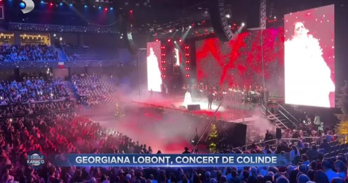 VIDEO- Georgiana Lobonț, concert de colinde, în fața a peste 7.500 de ...