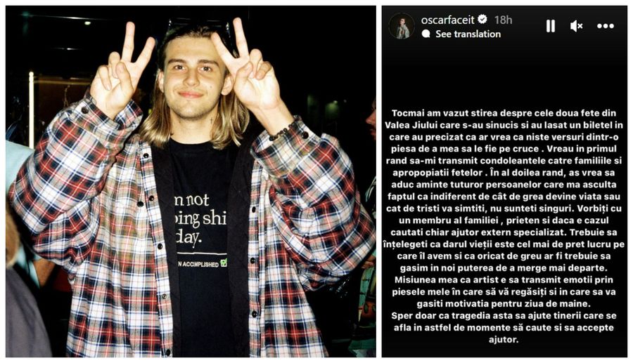 Ce a spus artistul Oscar, după ce a aflat că fetele din Lupeni au vrut ...