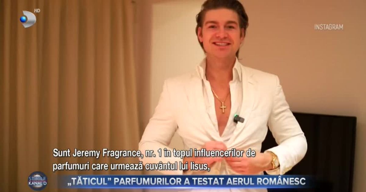 VIDEO - „Tăticul” parfumurilor a testat aerul românesc. Jeremy ...