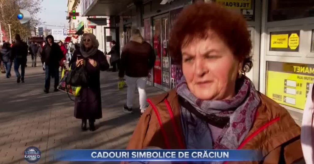 VIDEO - Românii apelează la cadouri simbolice de Crăciun din pricina ...