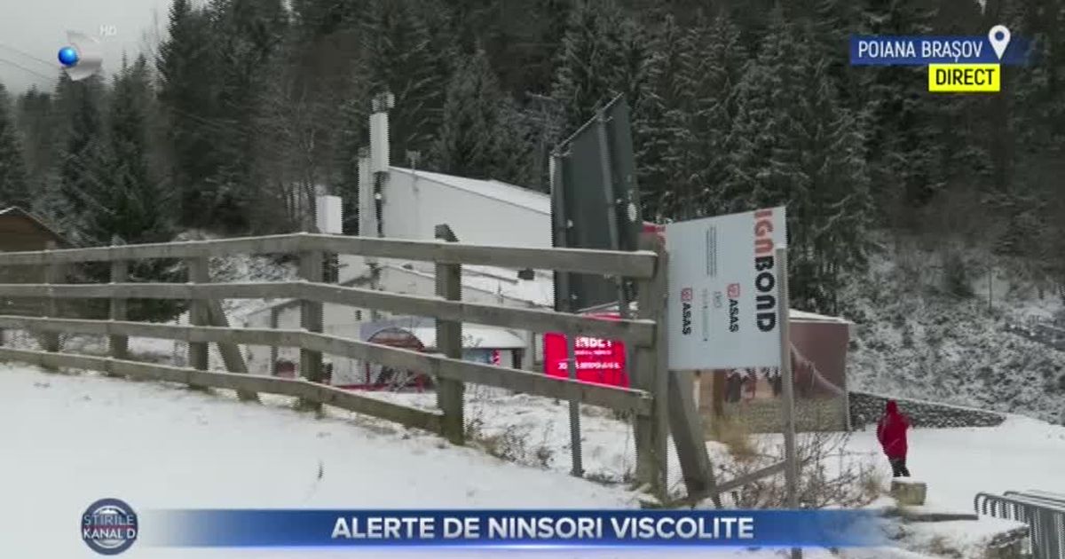 VIDEO- Alerte de ninsori viscolite. Ce regiuni sunt afectate de vânt puternic? - Stirile Kanal D