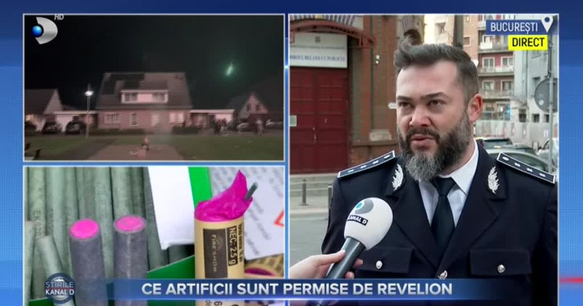 VIDEO- Ce artificii sunt permise de Revelion? Recomandarea directorului ...