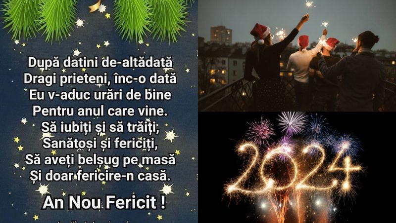 Mesaje de Anul Nou 2024: La mulți ani! Urări și felicitări pentru prima ...
