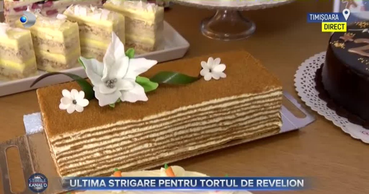 VIDEO - Ultima strigare pentru tortul de Revelion. Cofetăriile abia mai ...
