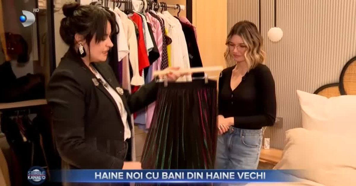 VIDEO- Haine noi cu bani din haine vechi. Cum să realizăm cumpărături ...