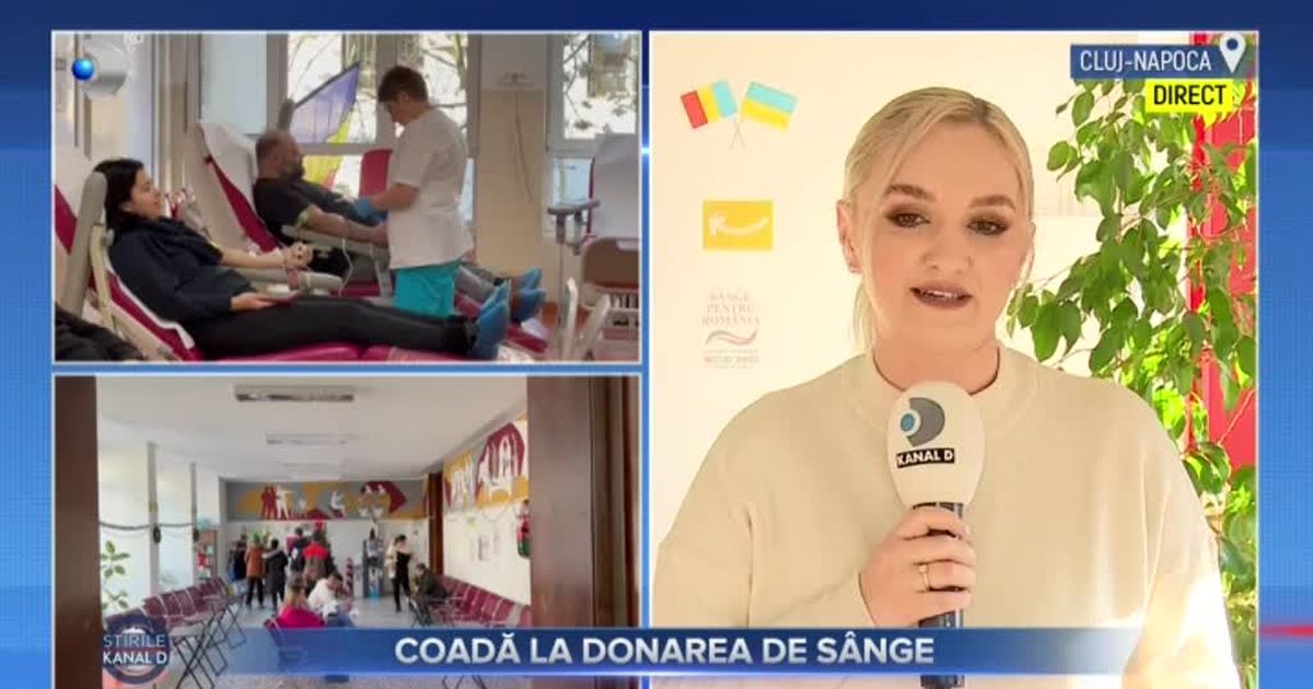 VIDEO- Coadă la donarea de sânge. Valoarea noilor tichete de care beneficiază donatorii este de ...