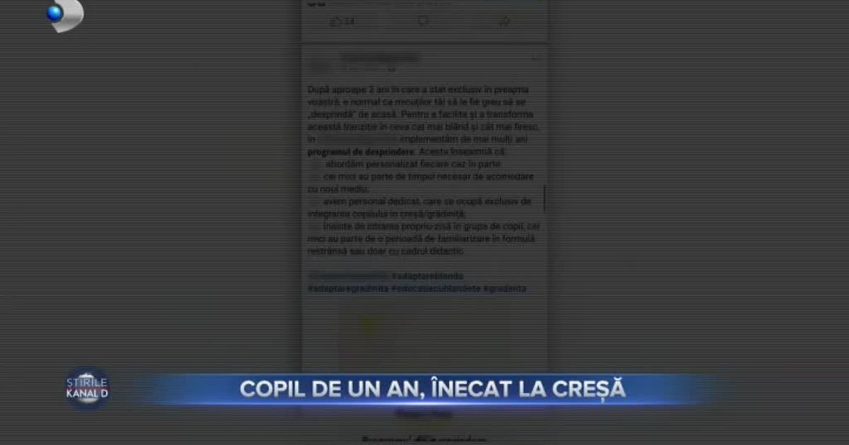 VIDEO - Copil de un an, în stop cardio-respirator după ce s-a înecat cu ...