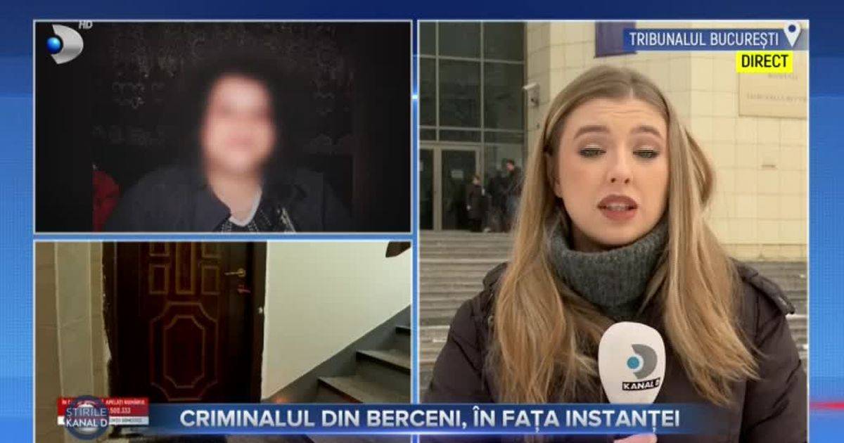 VIDEO- Criminalul din Berceni, în fața instanței. Presupusul ucigaș ...