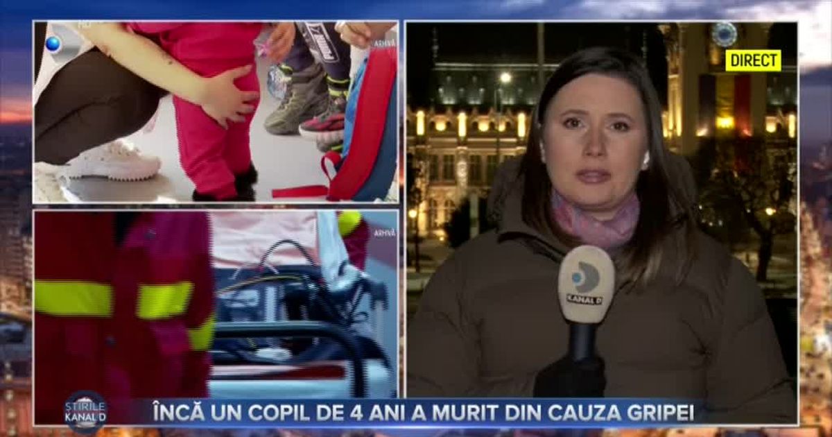 VIDEO- Încă un copil de 4 ani a murit din cauza gripei, la câteva ore de la internarea în spital ...