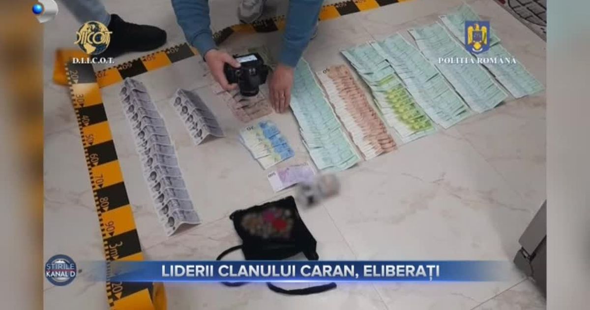 VIDEO- Liderii clanului Caran, eliberați. Cei trei capi ai temutului ...