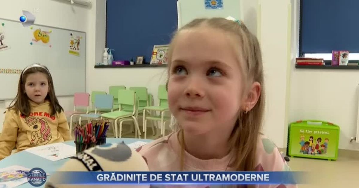 VIDEO- Grădinițe de stat ultramoderne, care concurează cu cele private ...