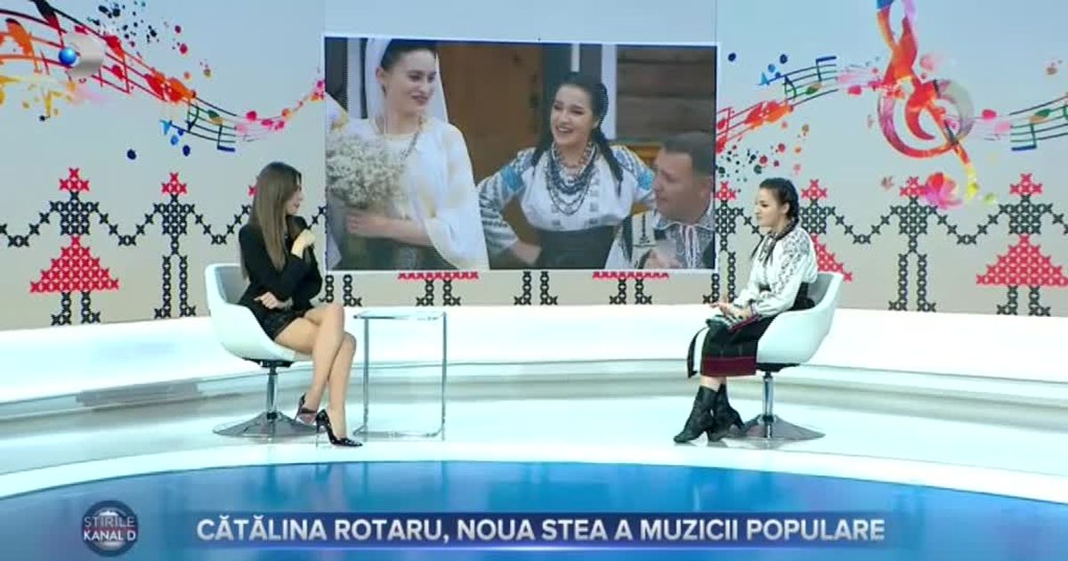 VIDEO- Cătălina Rotaru, noua stea a muzicii populare. Artista din Bucovina iubește muzica: "Când ...