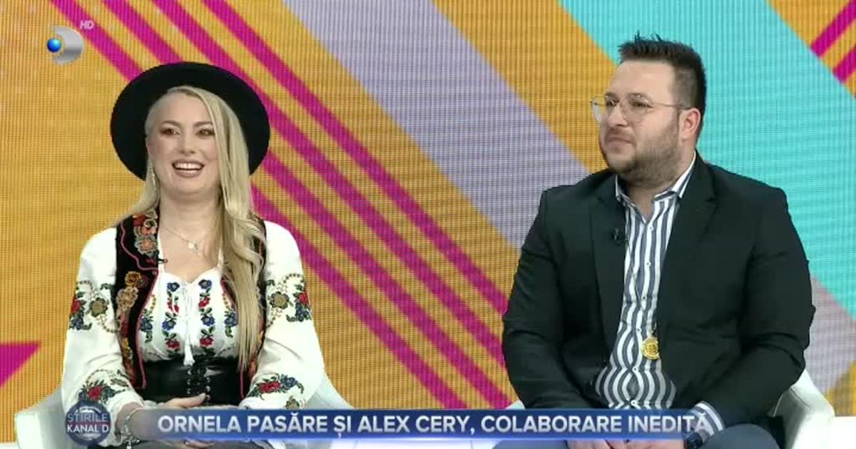 VIDEO - Ornela Pasăre și Alex Cery, colaborare inedită. Cei doi artiști ...