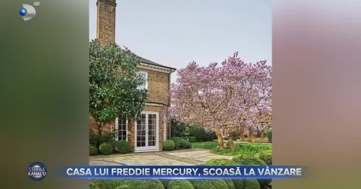 VIDEO - Casa lui Freddie Mercury, scoasă la vânzare. Cu cât se vinde ...