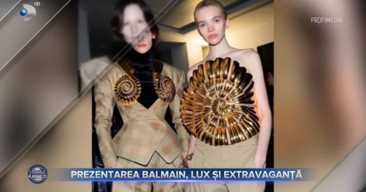 VIDEO - Prezentarea Balmain, lux și extravaganță. Cher și iubitul ei au ...