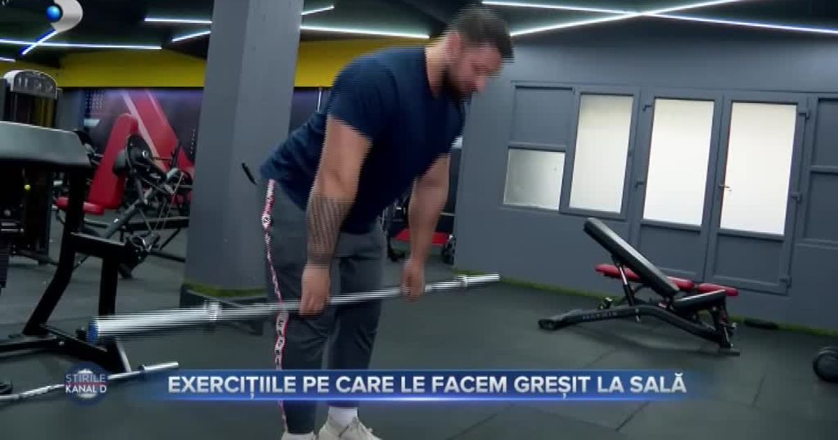 VIDEO - Exercițiile pe care le facem greșit la sală. Explicațiile unui ...