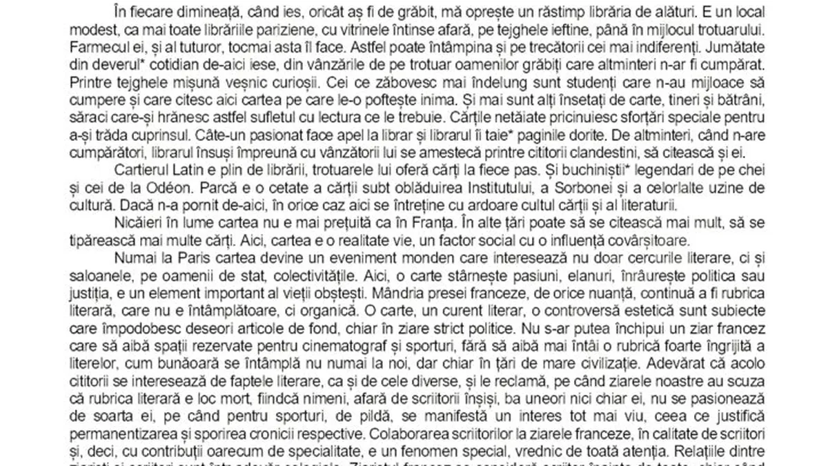 Subiecte Română simulare BAC 2024: Iată ce au primit elevii de clasa a ...