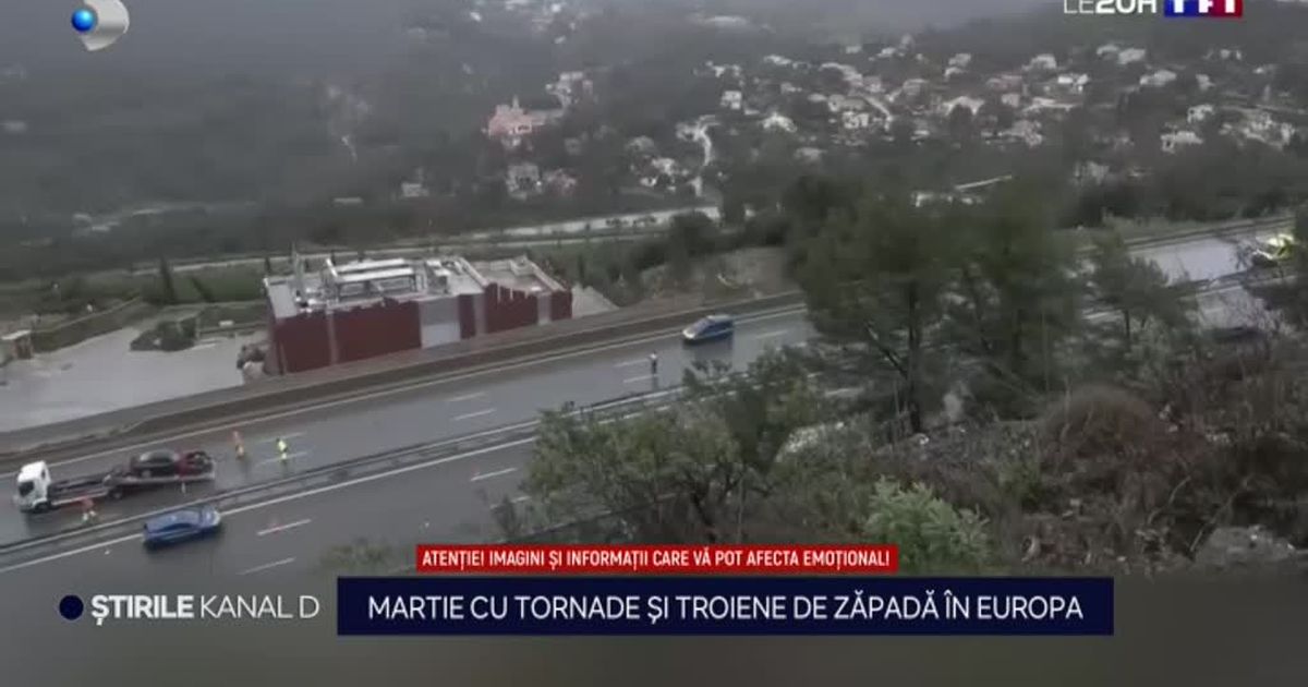 VIDEO- Luna martie a adus tornade și troiene de zăpadă în Europa ...