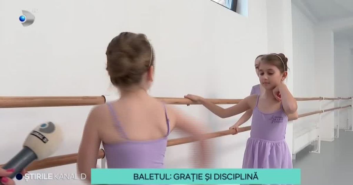 VIDEO - Baletul: grație și disciplină. Fetițele vor să-și îndeplinească ...