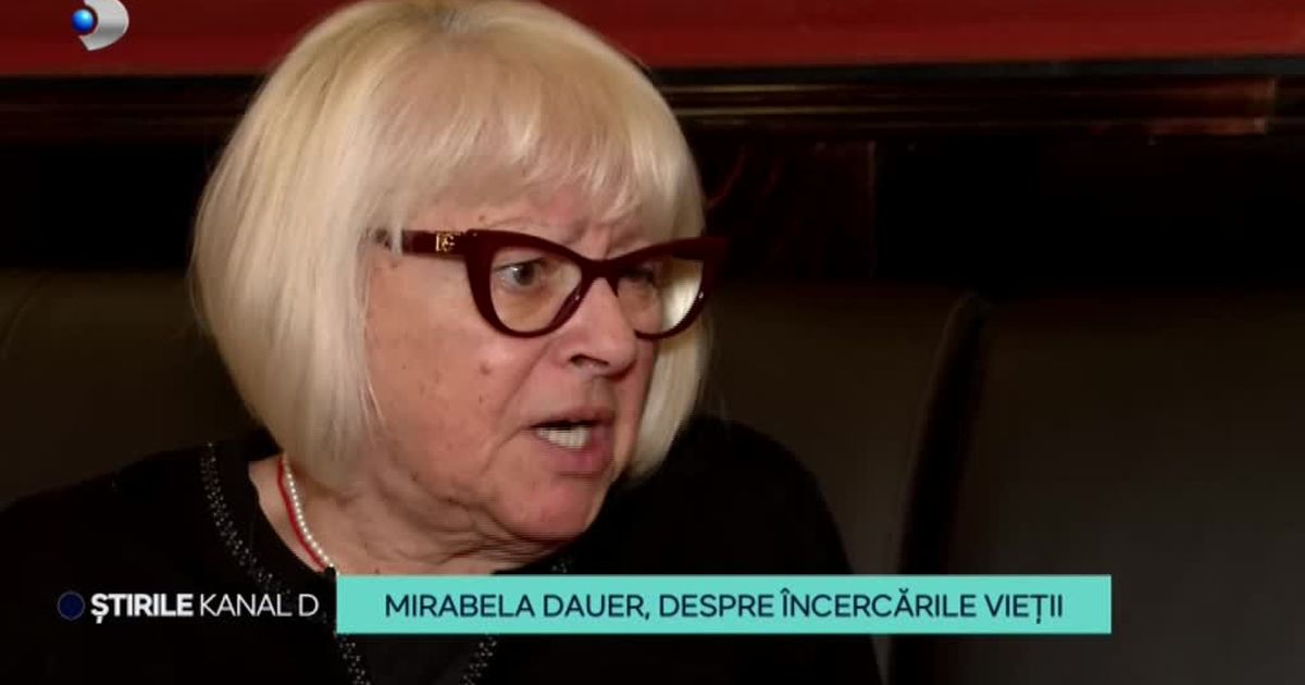 VIDEO - Mirabela Dauer, despre încercările vieții. „Îi mulțumesc lui ...