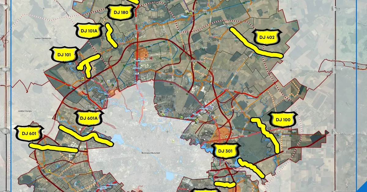 11 drumuri se modernizează în Ilfov - Stirile Kanal D