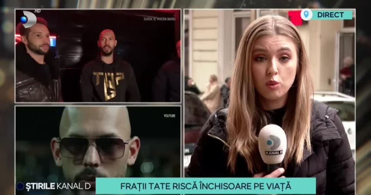 VIDEO-Frații Tate, la un pas de închisoare pe viață! Cât de gravă este situația lor, de fapt ...