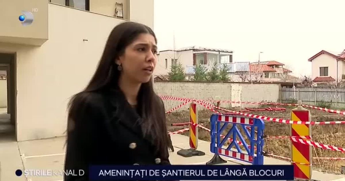VIDEO-Familii amenințate de șantierul de lângă blocuri, în Constanța.,,Dorm cu grijă noaptea ...