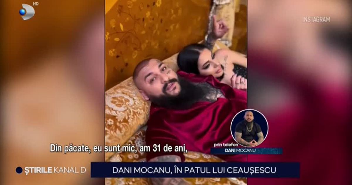 VIDEO-Dani Mocanu, din arest la domiciliu, direct în patul lui Nicolae ...