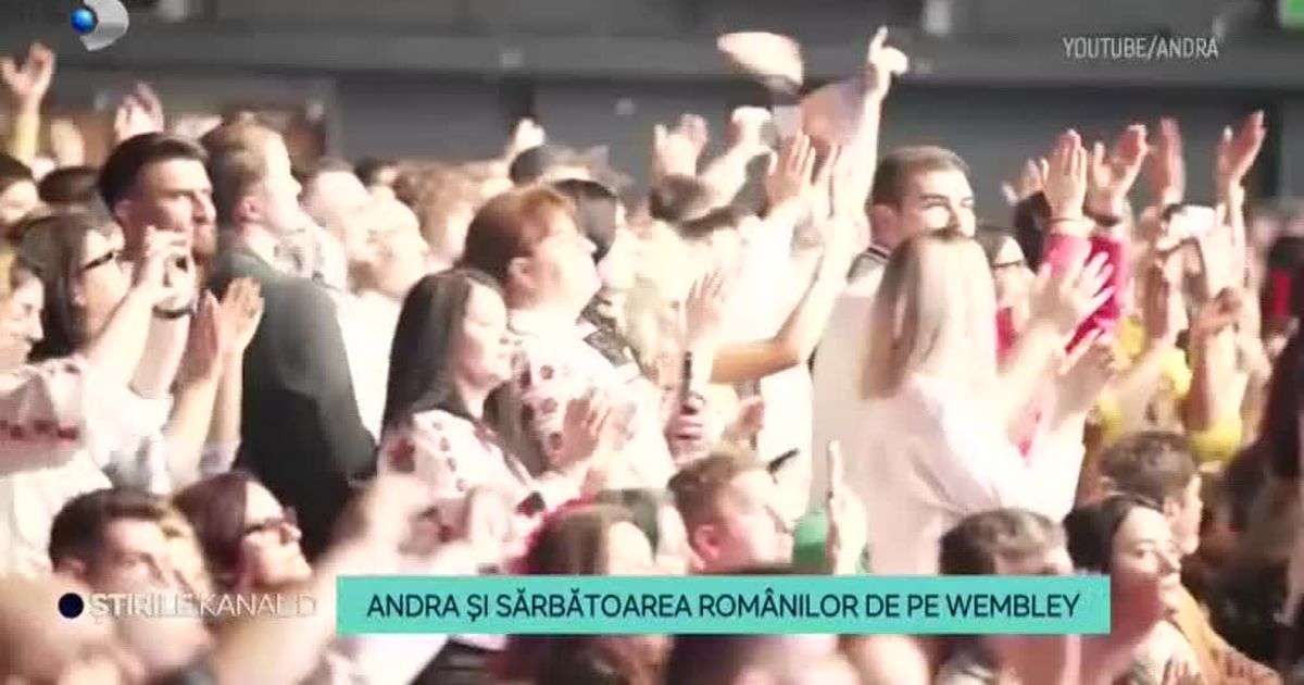 VIDEO-Distracție mare pentru mii de români din străinătate! Andra a ...