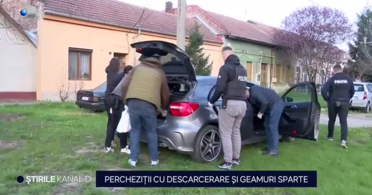 VIDEO-Percheziții cu descarcerare și geamuri sparte. Traficanții de ...