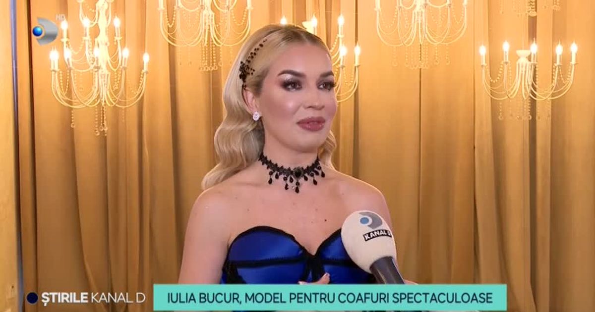 VIDEO-Iulia Bucur, model pentru coafurile spectaculoase ale Biancăi ...
