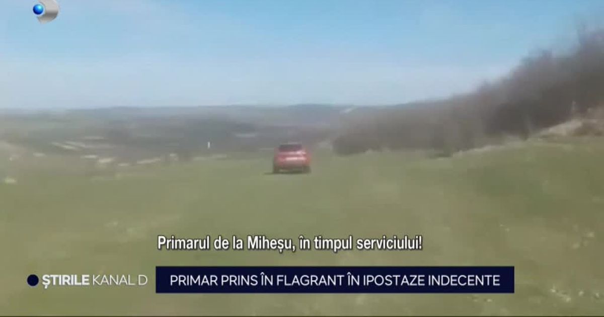 VIDEO - Primar prins în flagrant în ipostaze halucinante! S-a speriat ...
