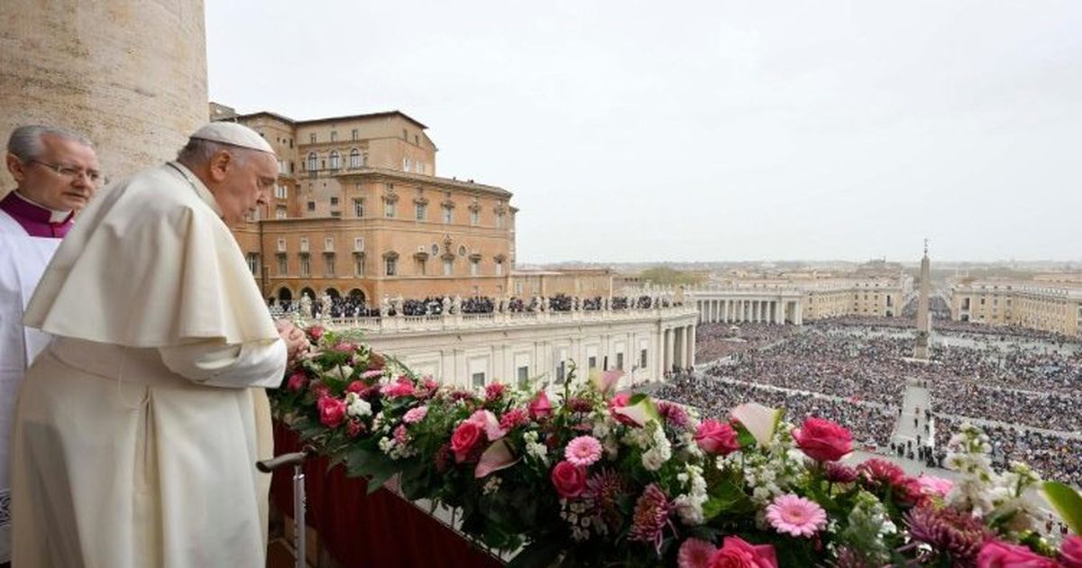 Papa Francisc, apel emoționant la pace în mesajul „Urbi et Orbi” după ...