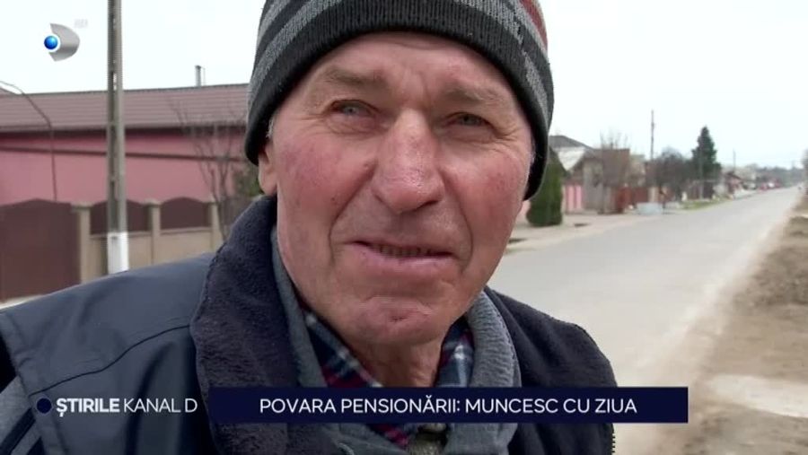 VIDEO - Povara pensionării: Muncesc cu ziua ca să-și câștige pâinea ...