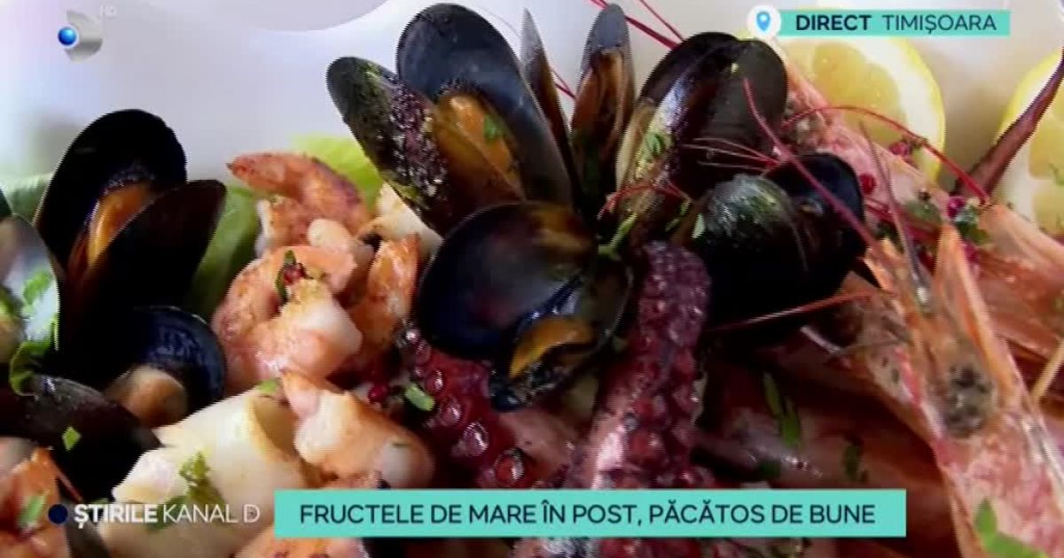 VIDEO - Când putem mânca fructe de mare în Postul Paștelui? Scoicile ...