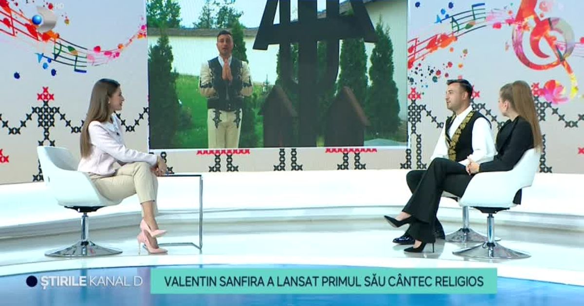 VIDEO- Valentin Sanfira și Codruța Filip, despre primul cântec religios ...