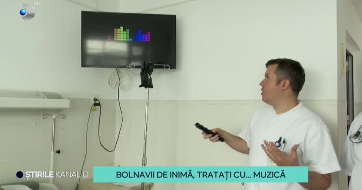 VIDEO- Bolnavii de inimă, tratați cu muzică. Un spital din România a ...