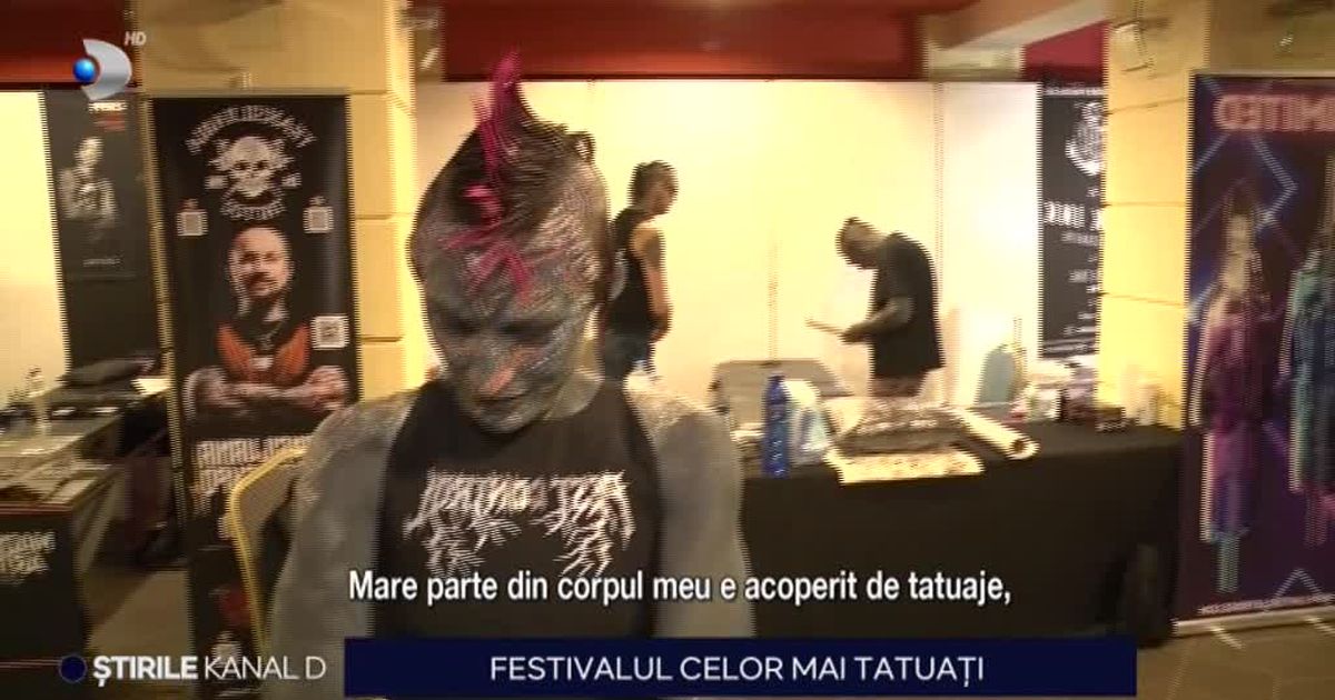 VIDEO Festivalul celor mai tatuați - Stirile Kanal D