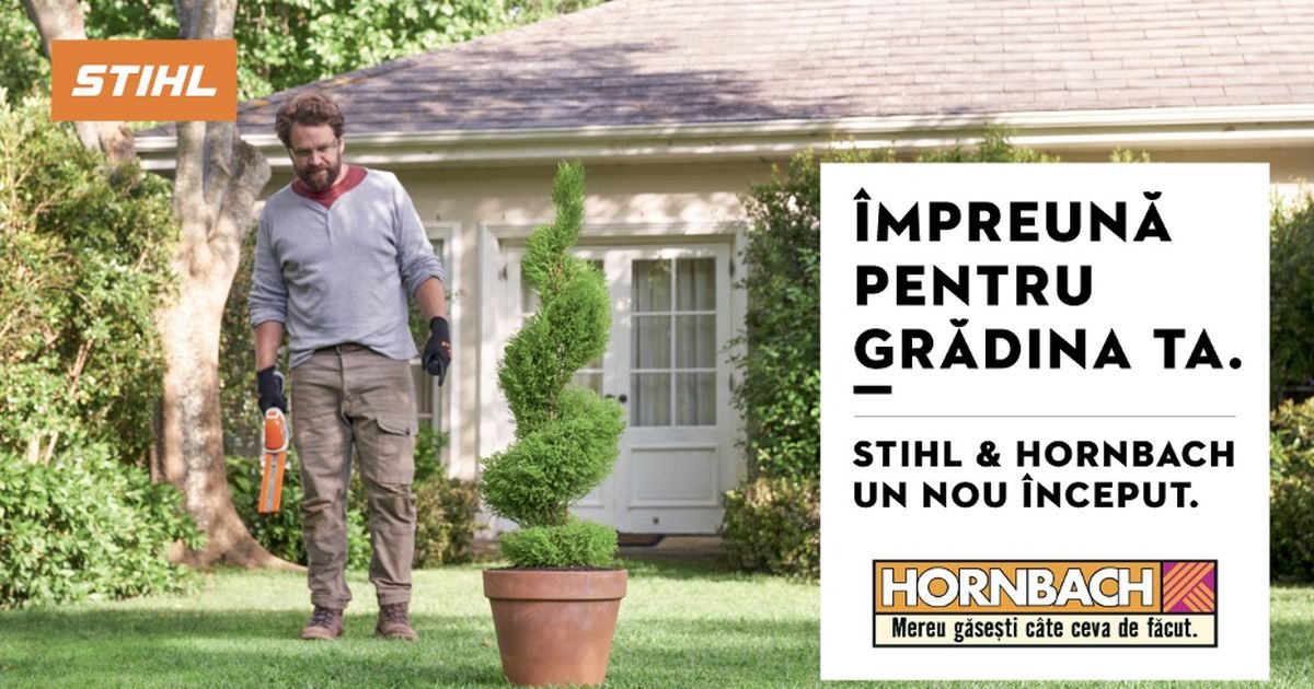 STIHL și HORNBACH anunță un parteneriat strategic: Produsele premium STIHL sunt disponibile ...