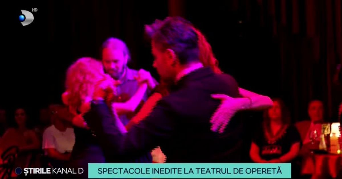 VIDEO Spectacol inedit la Teatrul de Operetă: Tangoul a fost vedeta ...