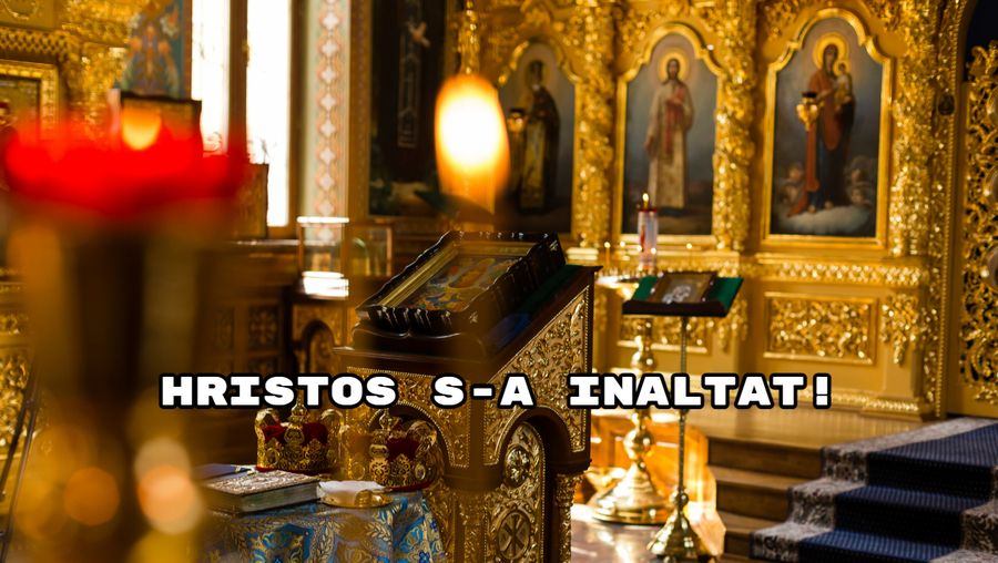Mesaje de Înălțarea Domnului 2024 cu Hristos s-a Înălțat/ Adevărat s-a ...