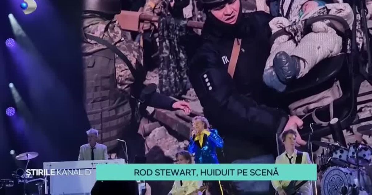 VIDEO Rod Stewart, huiduit pe scenă! Artistul a adus un omagiu pentru ...