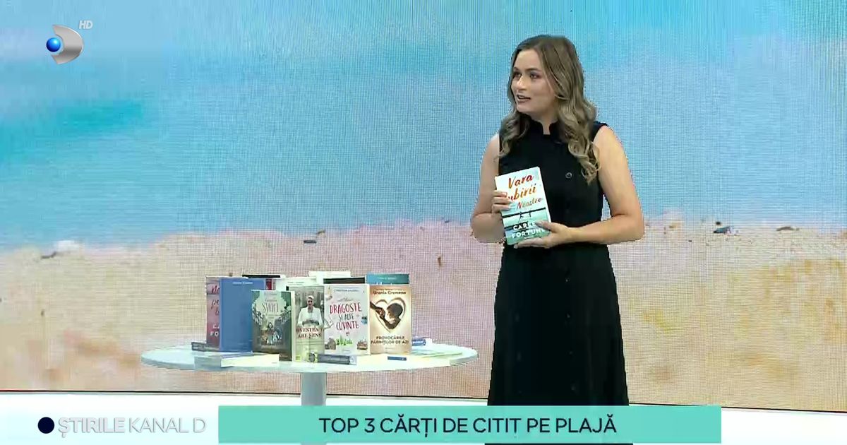 VIDEO Topul cărților de citit la plajă! Ce lecturi sunt recomandate în ...