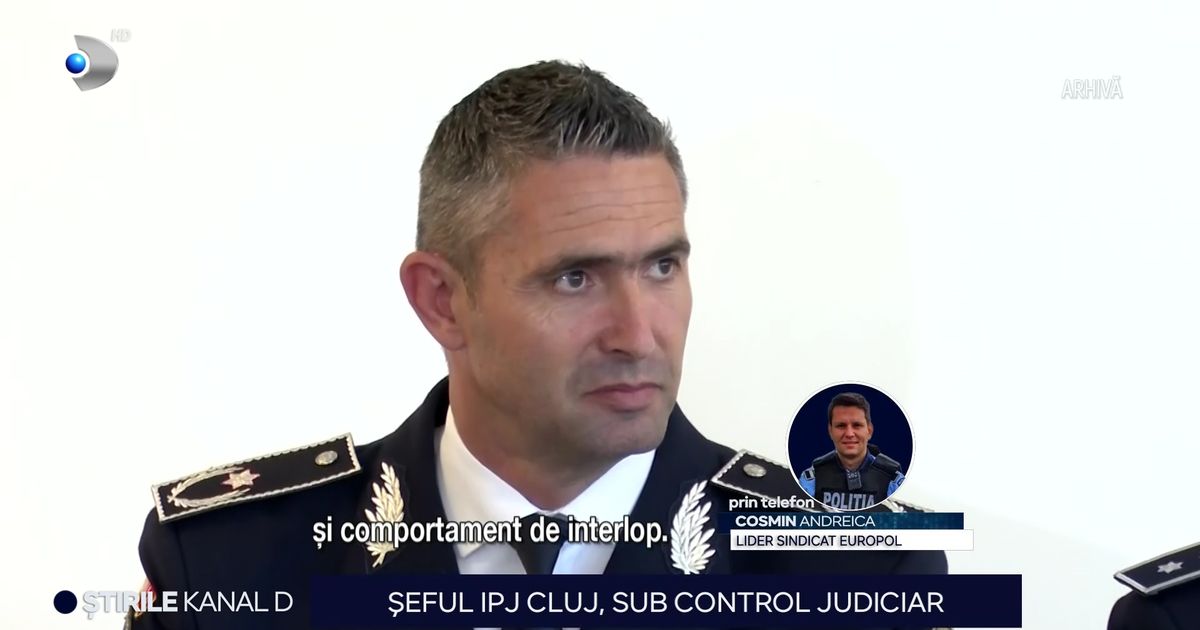 VIDEO Șeful IPJ Cluj, sub control judiciar. Mihai Rus a fost surprins ...