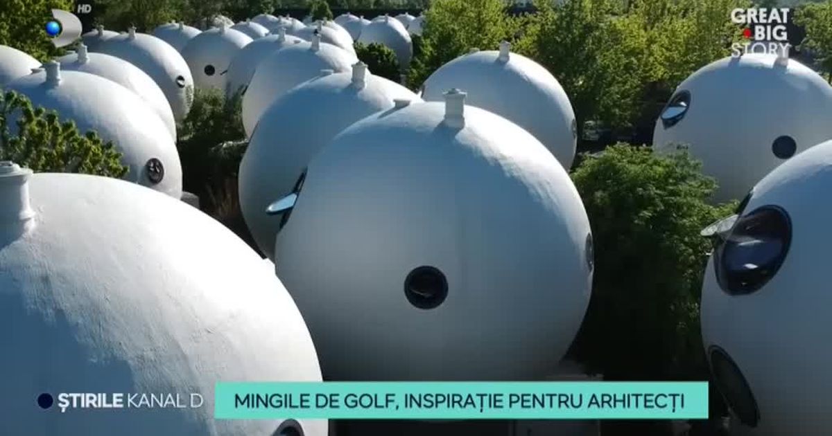 VIDEO Mingile de golf, inspirație pentru arhitecți! Unde se găsesc ...