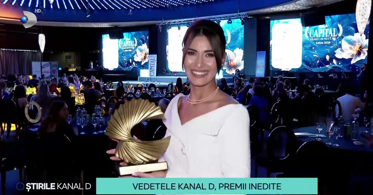 VIDEO Vedetele Kanal D, premii inedite! Ce au spus prezentatoarele ...