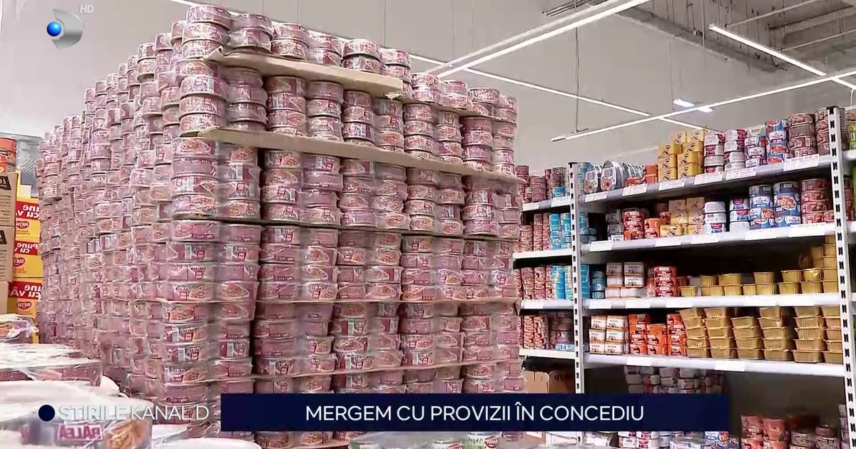 VIDEO Mergem cu provizii în concediu! Conserva de mâncare se pune în ...